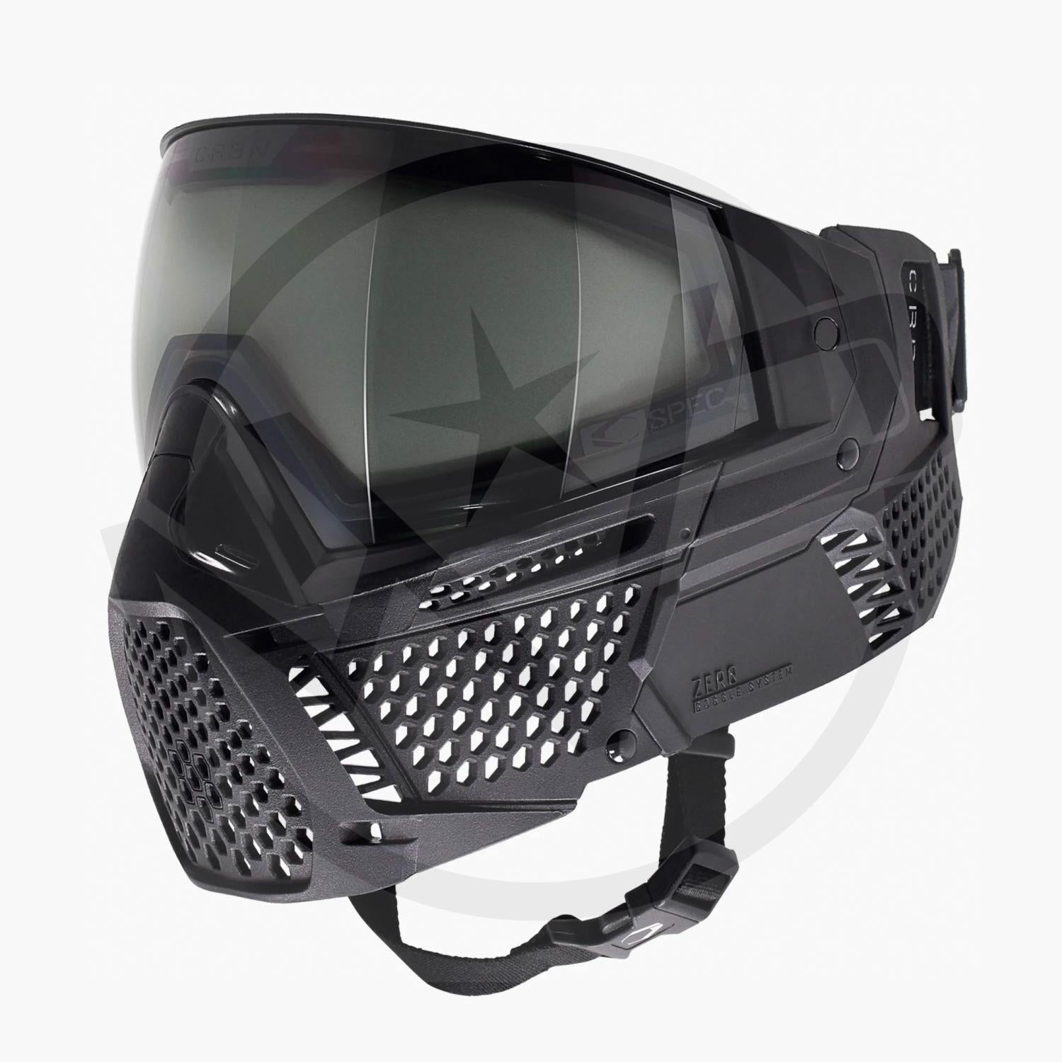 Carbon Paintball Mask - ZERO SLD - Dealer Black