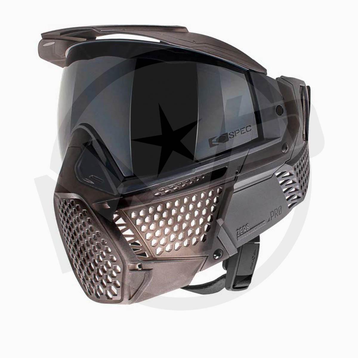 Carbon Paintball Mask - ZERO PRO - More Coverage - Graphite