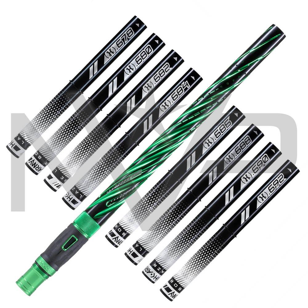 HK Army Lazr Elite Barrel Kit - Autococker Threads - Green Barrel / Bl