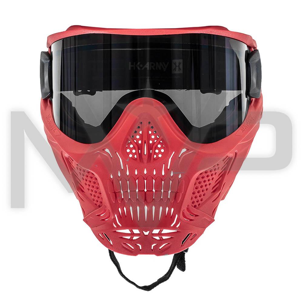 HK Army Skull Mask - Red Mask / Smoke Lens
