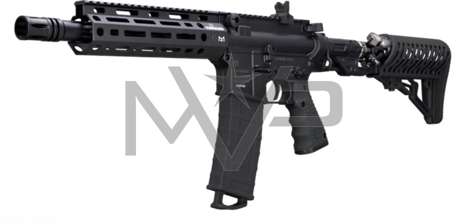 Tippmann TMC Mag Fed Paintball Gun w/ Air Thru Stock Elite - Black w/